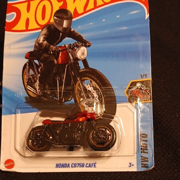 Hot Wheels | Toys | Hot Wheels Honda Cb75 Caf Toy Motorcycle Red And ...